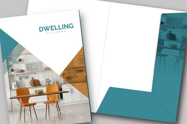 Interlocking Presentation Folder Printing | Solopress UK